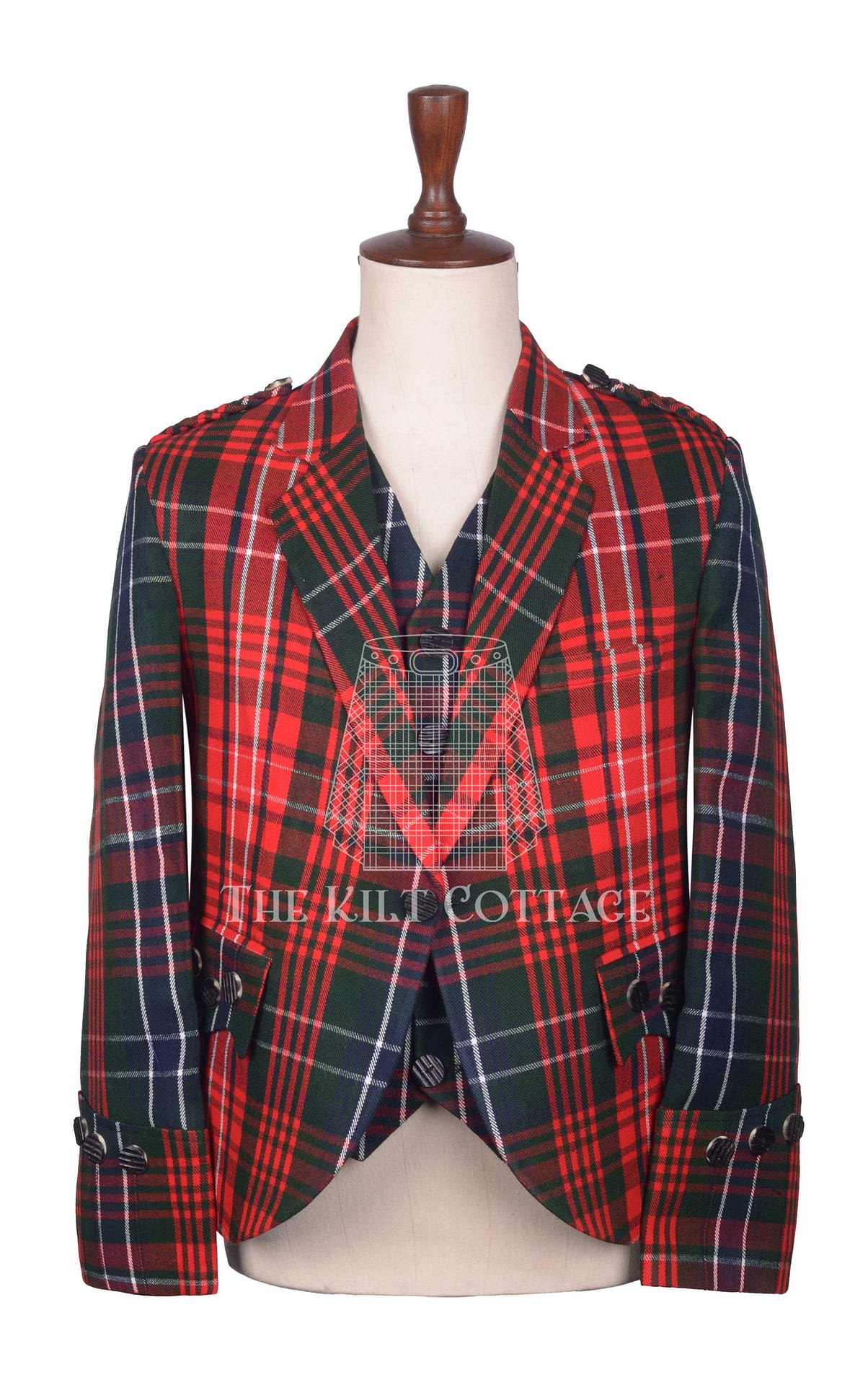 Wilson Tartan Argyll Jacket and Waistcoat - Kilt Cottage